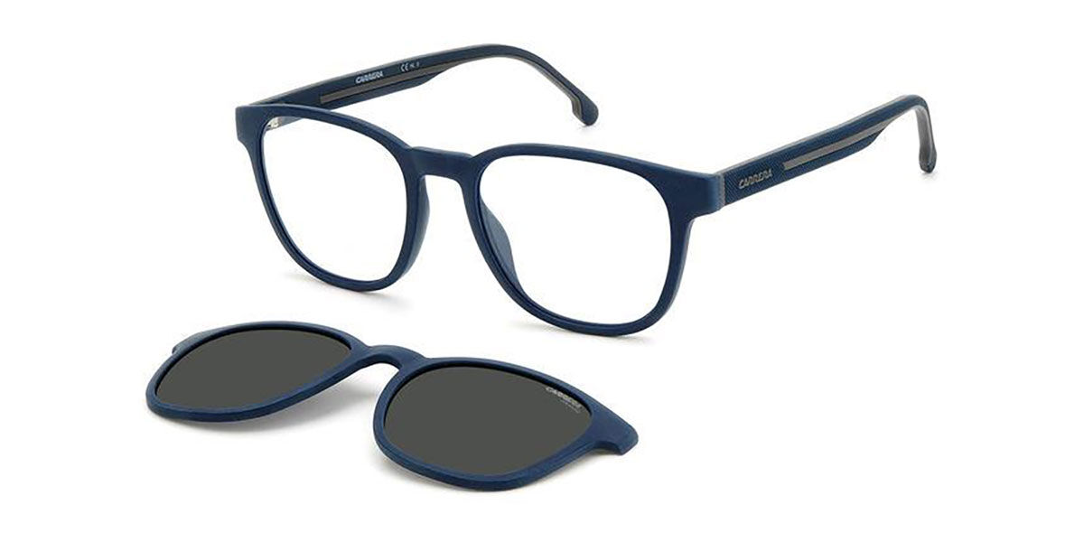 Carrera CA8062/CS With Clip-On 4NZ/M9 Cuadrado Azul mate anteojos ...